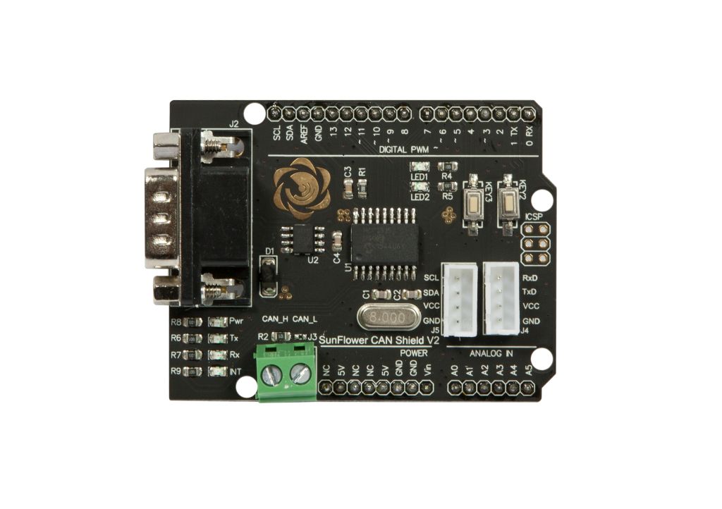 4duino Interfaces CAN Shield | Sensores, Actuadores & Displays ...